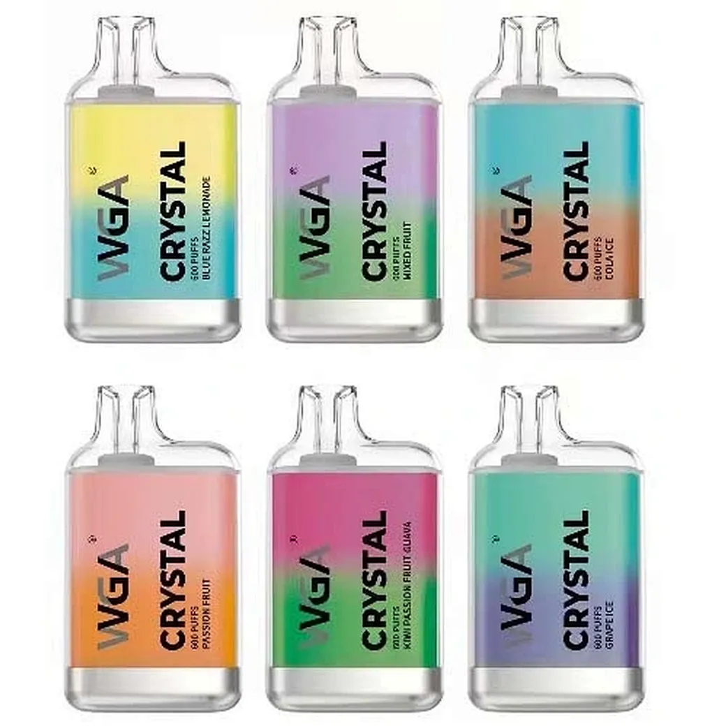 wga crystal 600 puff disposable vape